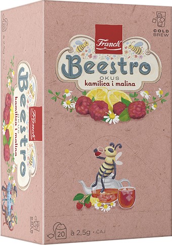 Beestro čaj kamilica malina