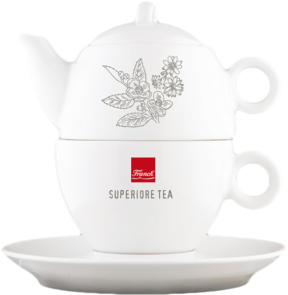 Superiore čajnik + šolja